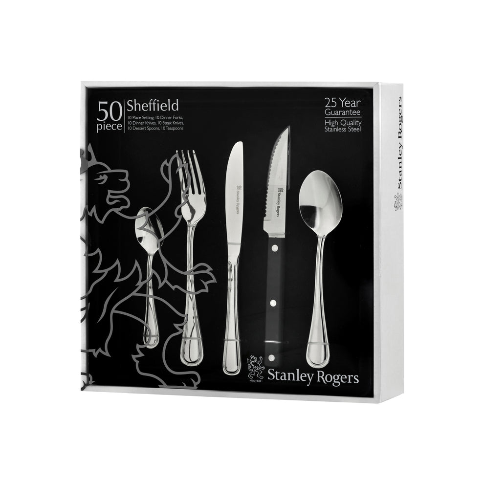 Stanley Rogers Sheffield 50-Piece Cutlery Set – GeckoTV Direct